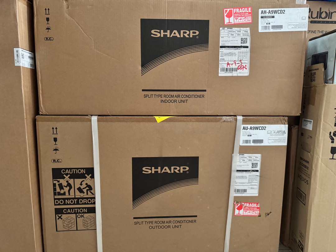 SHARP 1.0HP AHA9WCD2 Non Inverter, TV & Home Appliances, Air ...