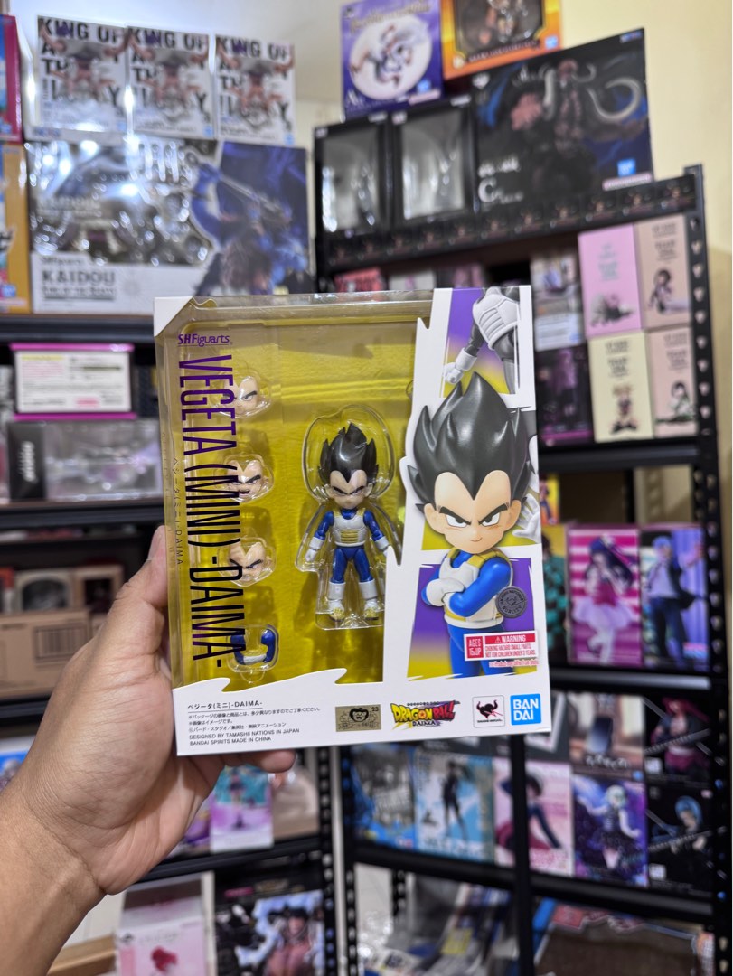SHF Vegeta Mini Daima Gold Sticker, Hobbies & Toys, Toys & Games on ...