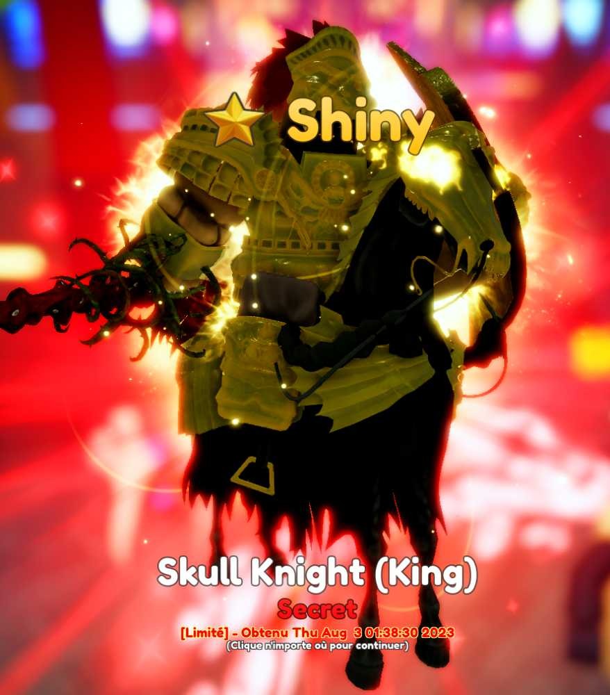 Shiny Skull Knight Anime Adventure Unit, Video Gaming, Video Games ...