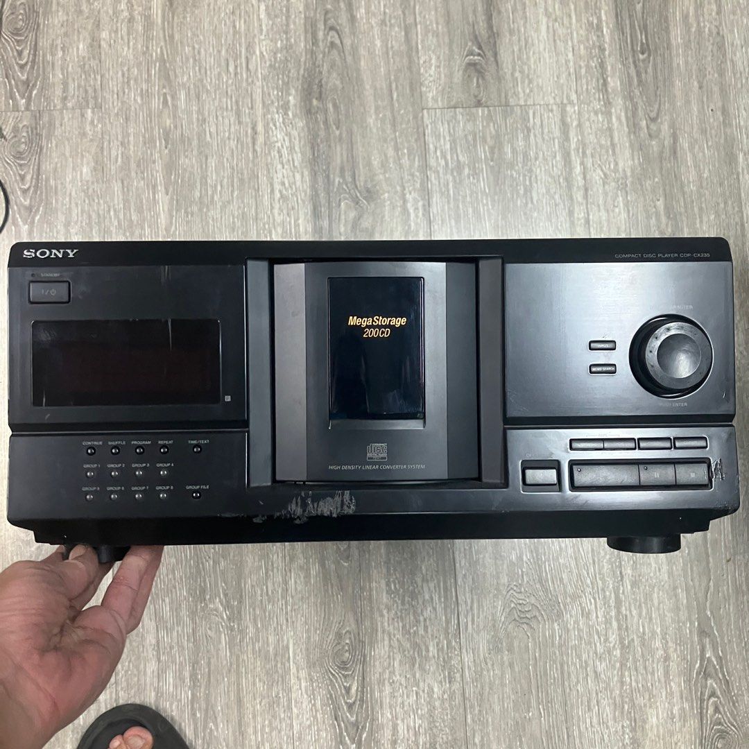 Sony CDP-CX235 Mega Storage 200 Compact Disc CD Player, Audio, Other ...