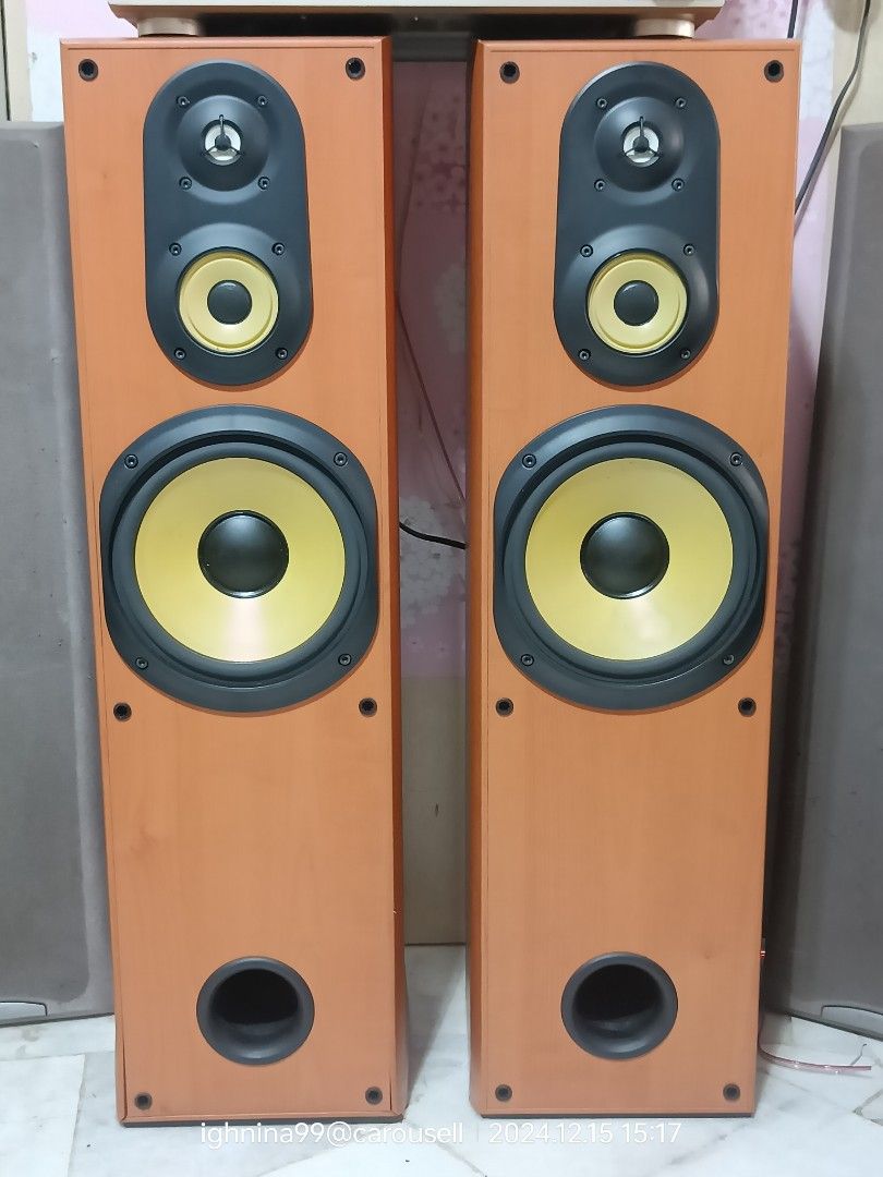Sony SS-MF550H 8" 3 Way Floor Standing Speaker (1Pair), Audio ...