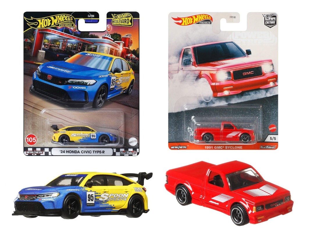 Spoon FL5 2024 Honda Civic Type-R + 1991 GMC Syclone - 2 car set hot ...