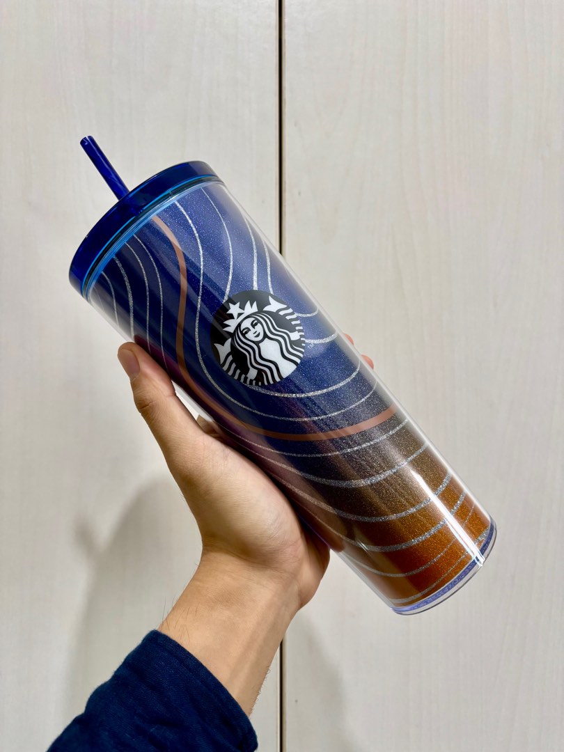 Starbucks Traditions: INDIGO 24OZ CUP, Furniture & Home Living ...