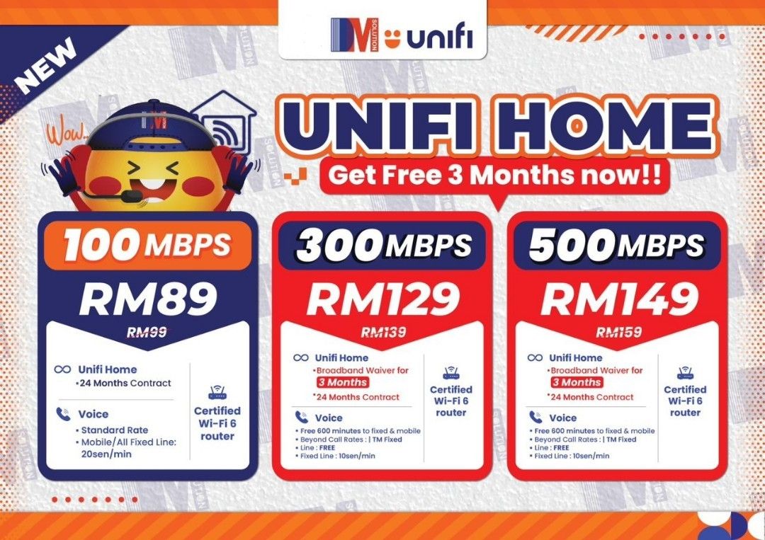 Telekom unifi promotion daftar pasang percuma register installation, TV ...
