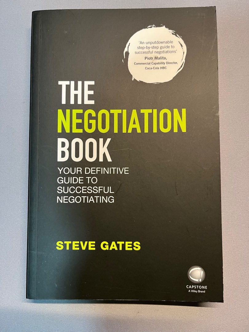 The Negotiation Book | Sales | Strategy, Hobbies & Toys, Books ...