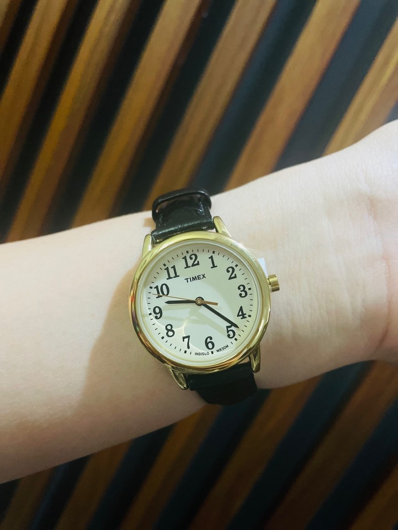 Timex leather watch, Women's Fashion, Watches & Accessories, Watches on ...