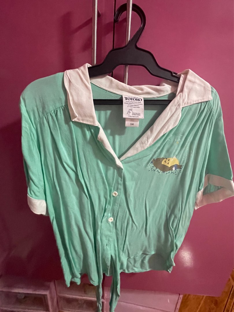 TOTORO TOP (STUDIO GHIBLI), Women's Fashion, Tops, Blouses on Carousell