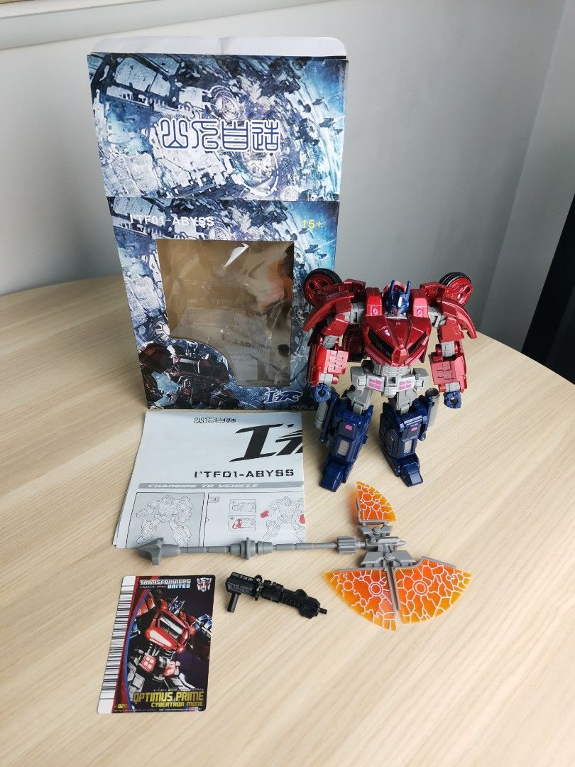 Transformers ITF01 ABYSS Optimus Prime (Oversized Voyager WFC OP) Used ...