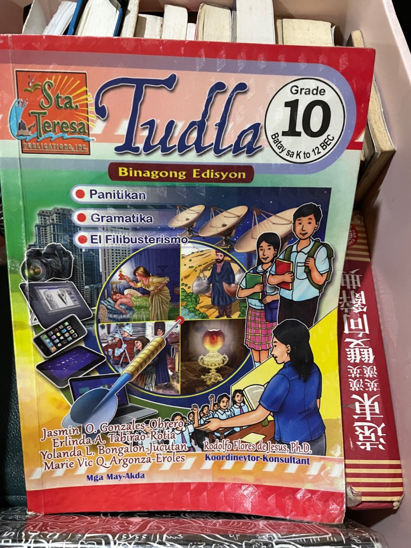 Tudla (Grade 10 Filipino Grammar Book) Sta.Teresa (Panitikan,Gramatika ...