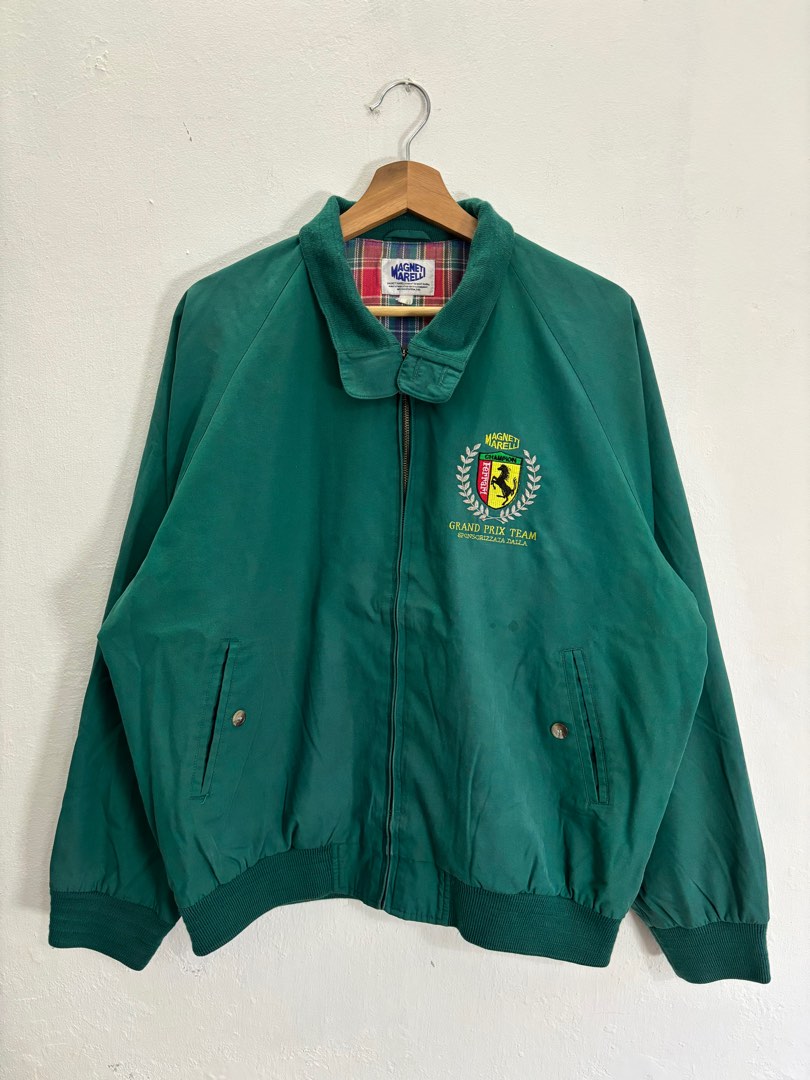 Vintage Ferrari Magnetti Marelli Harrington Jacket P24 L26, Men's ...