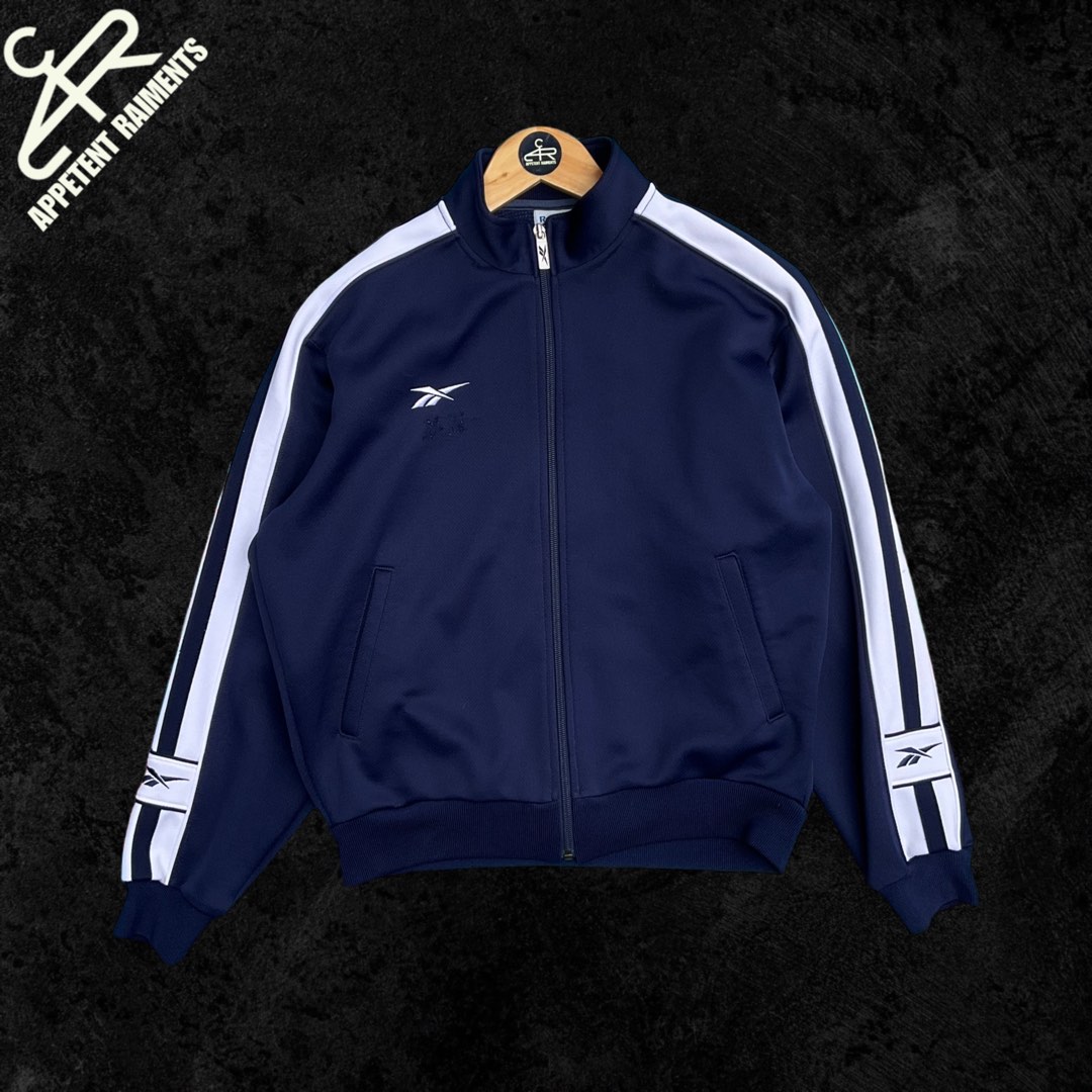 Vintage Reebok Full-Zip Track Jacket, Women's Fashion, Coats, Jackets ...