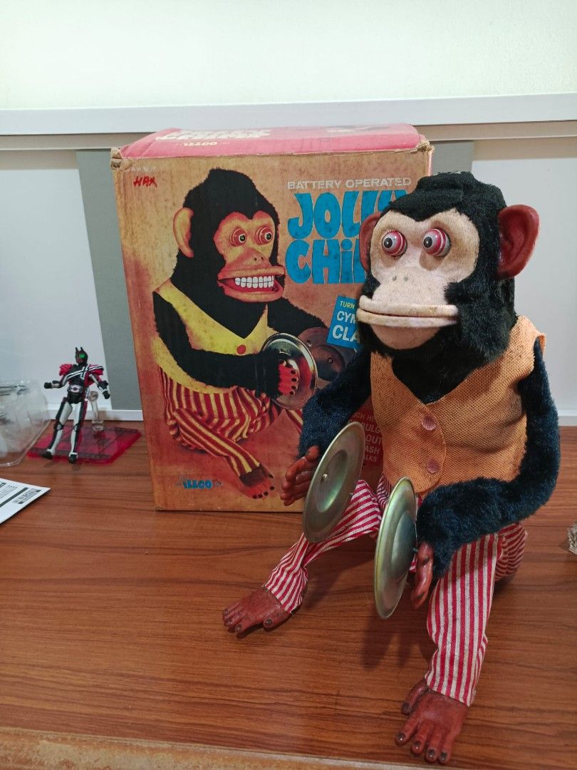 VINTAGE TOYS JOLLY CHIMP ORIGINAL BOX Working As Found, Hobbies & Toys ...