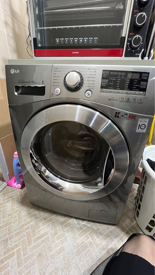 LG Washing and Dryer Inverter DirectDrive 9/6kg, TV & Home Appliances ...