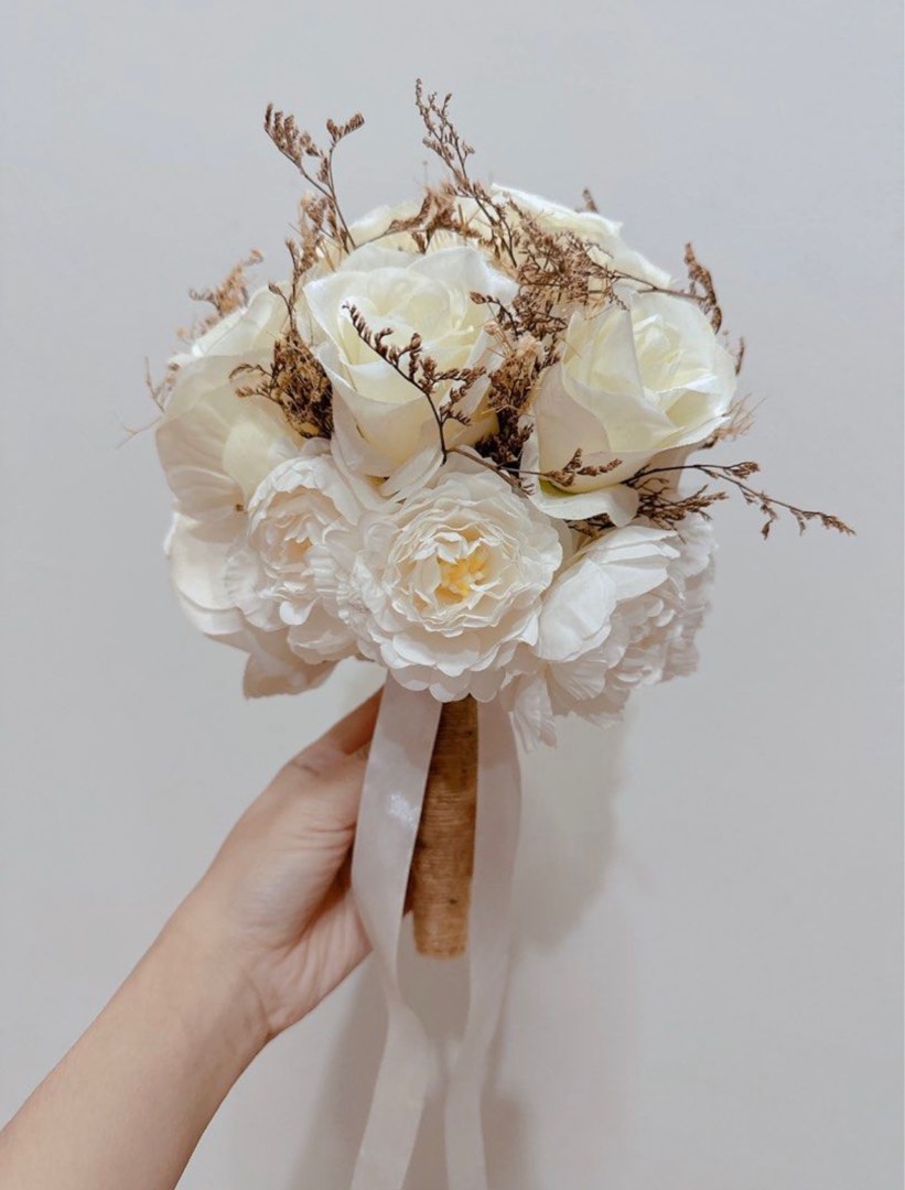 Wedding Nikah Flower Bunga Tangan Kahwin Aesthetic Basic Simple Dry ...