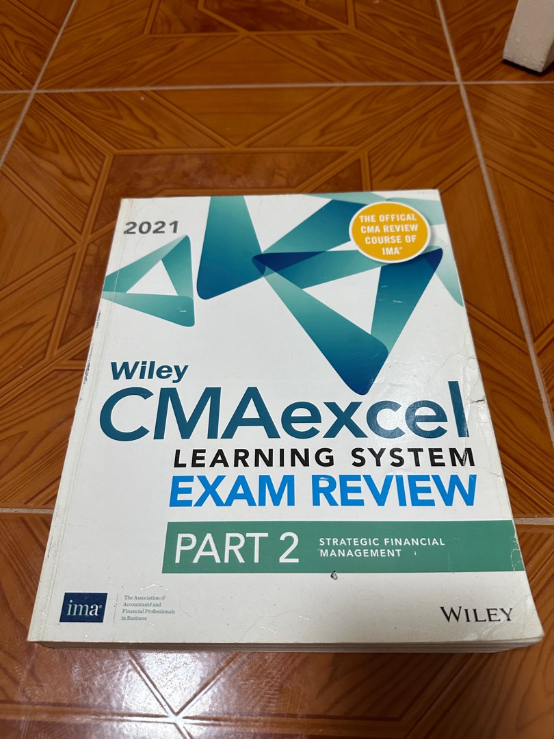 Wiley CMA Excel Exam Reviewer (Part 2), Hobbies & Toys, Books ...
