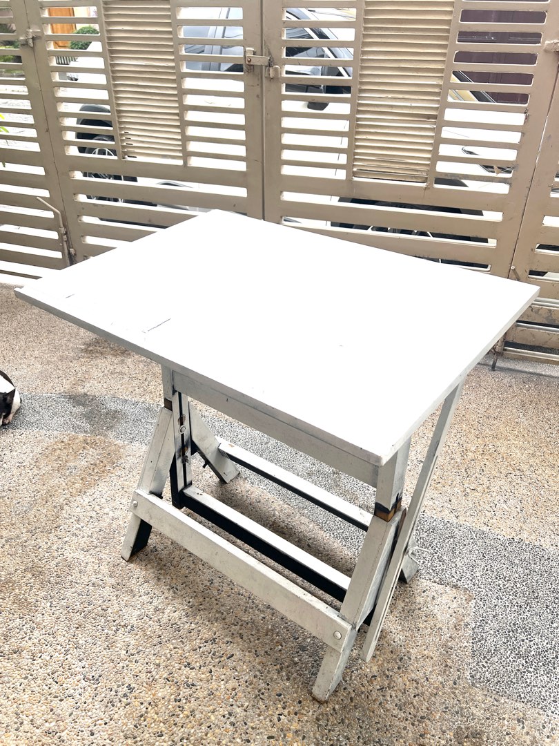 Wood Architectural Drafting Table 60cmDx90cmWx80cmH, Furniture & Home ...