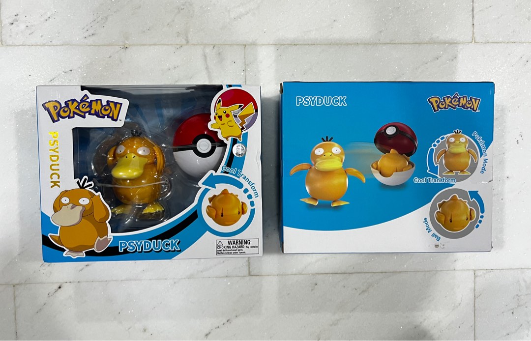 wts pokemon transforming pokeball (psyduck), Hobbies & Toys, Toys ...