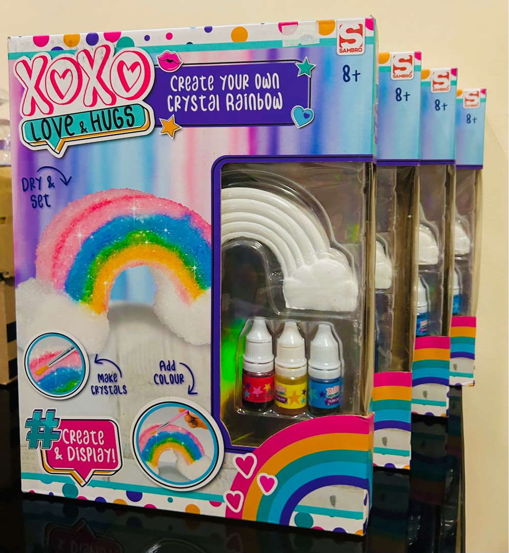 XOXO Create Your Own Crystal Rainbow, Hobbies & Toys, Stationary & Craft, Other Stationery ...