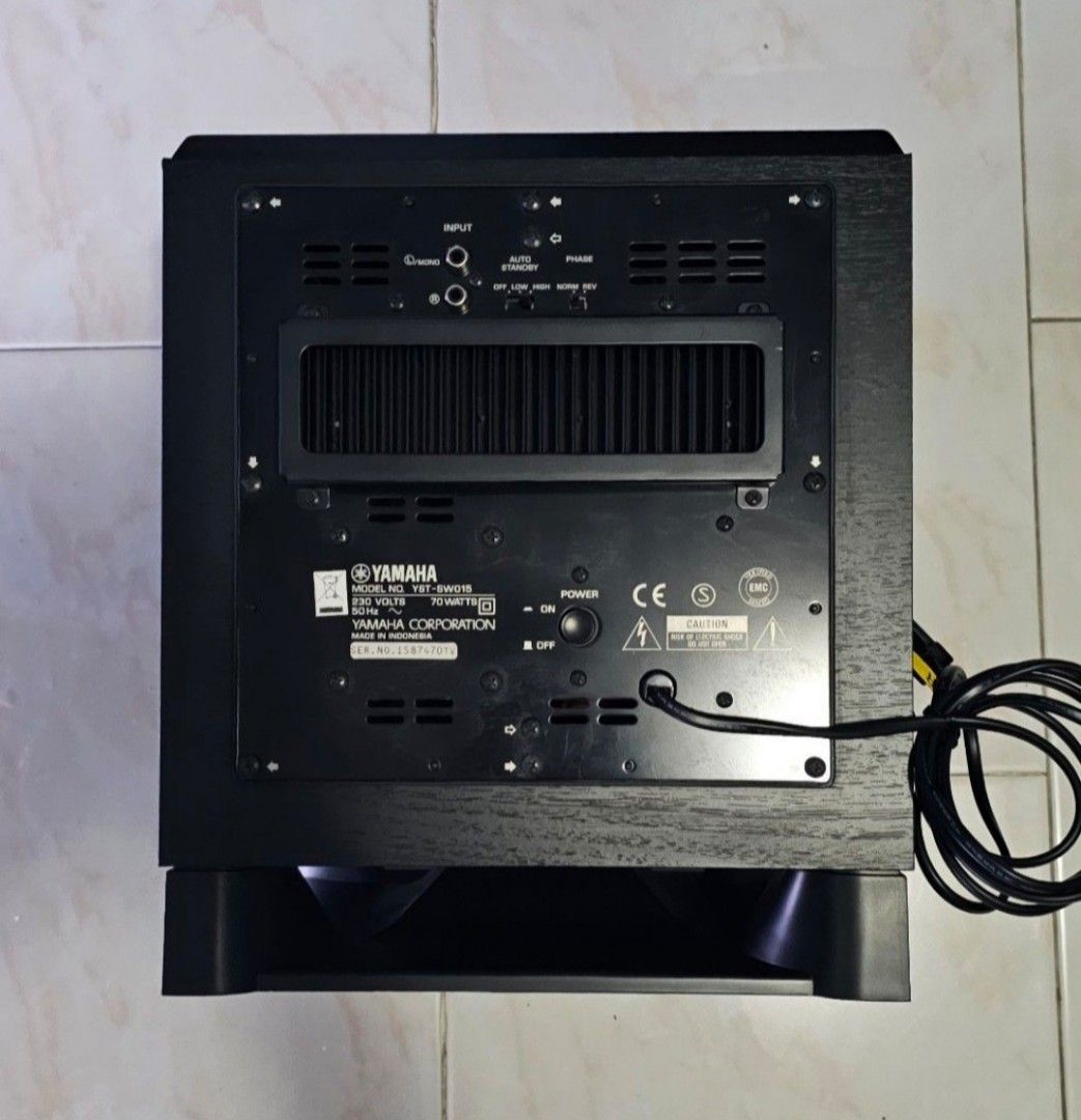 Yamaha Active subwoofer 70Watts, Audio, Soundbars, Speakers ...