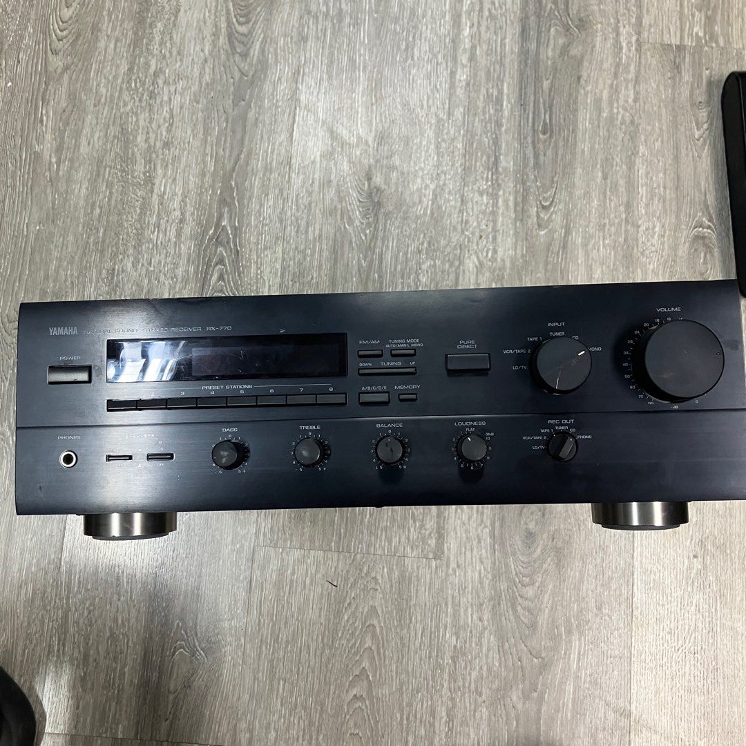 Yamaha RX-770 Stereo Receiver, Audio, Other Audio Equipment on Carousell