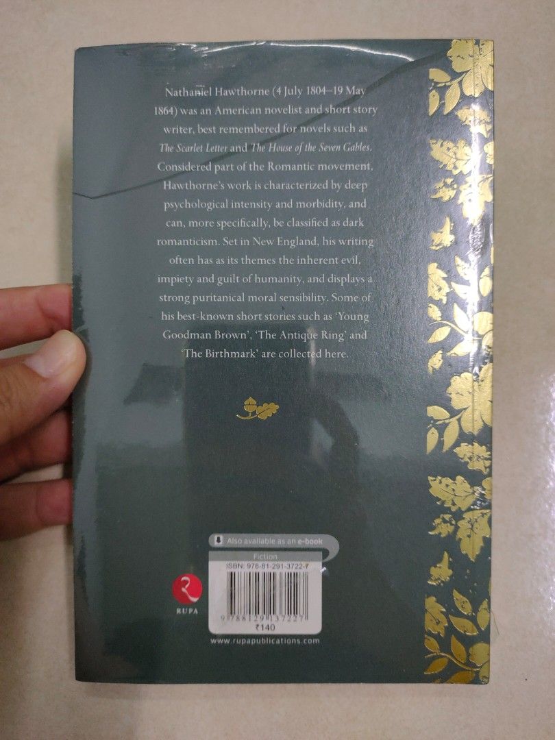 [100% Original] Selected Stories by Nathaniel Hawthorne (Horror ...