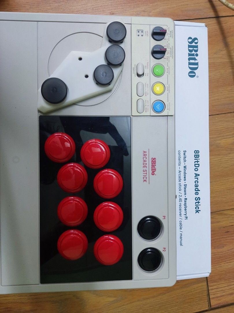 8bitdo arcade stick custom awsd button like hitbox, Video Gaming ...