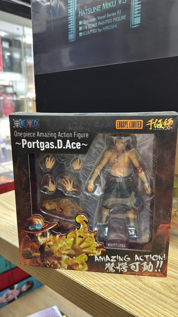 全新 Sentinel One Piece Amazing Action Figure Portgas D Ace 千值練 艾斯 海賊王 ...
