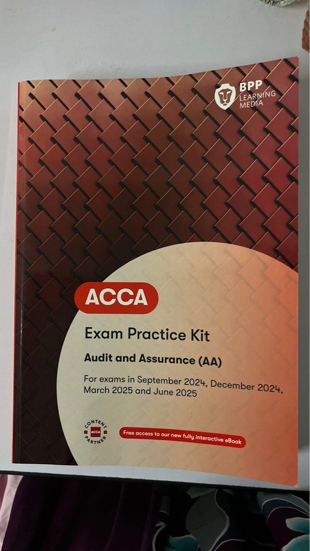 ACCA BPP PRK AUDIT ASSURANCE, Hobbies & Toys, Books & Magazines ...