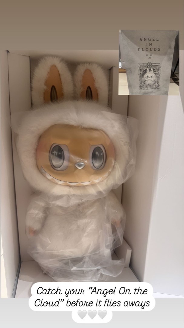ANGEL ON CLOUDS LABUBU, Hobbies & Toys, Toys & Games on Carousell