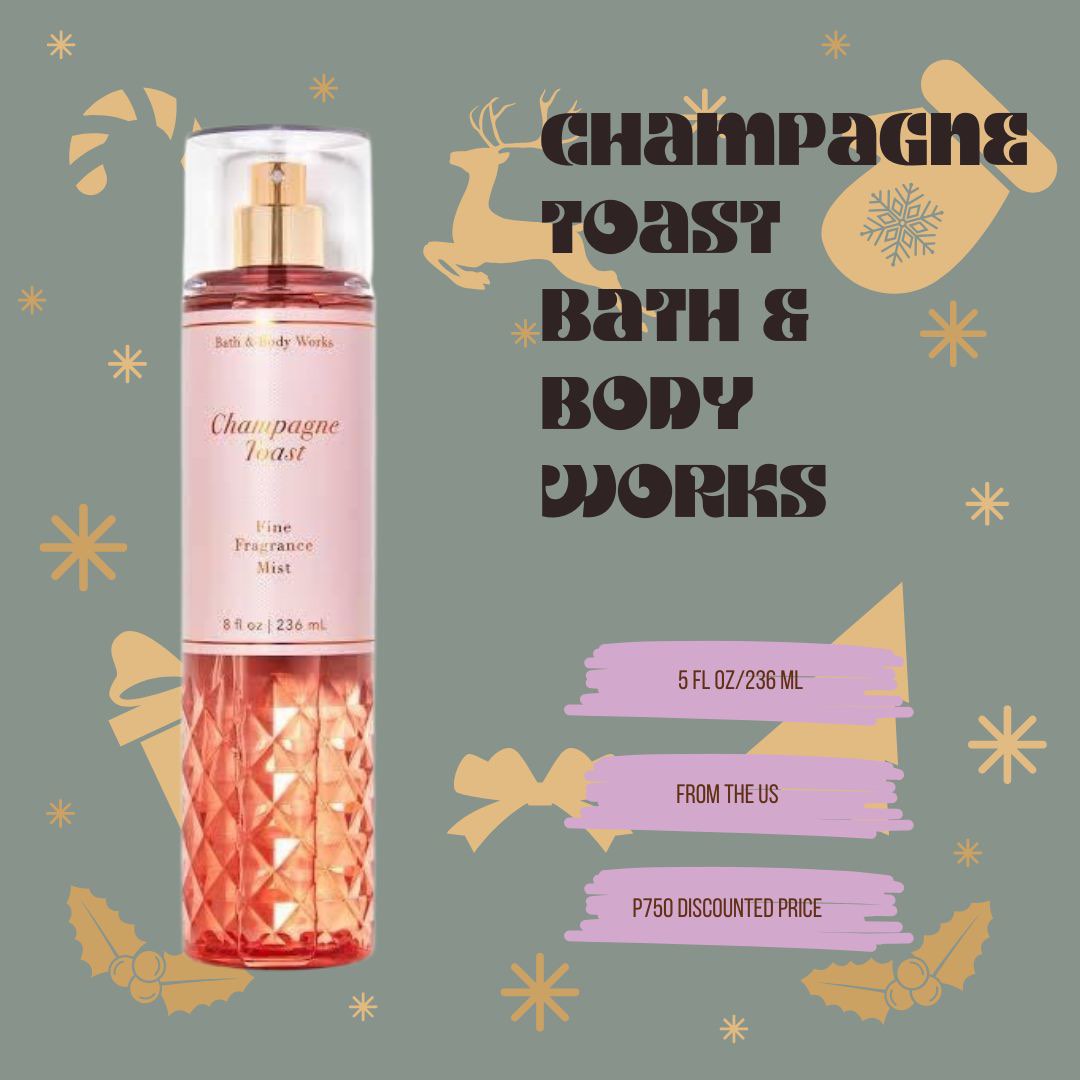 Authentic Champagne Toast Bath & Body Works, Beauty & Personal Care ...