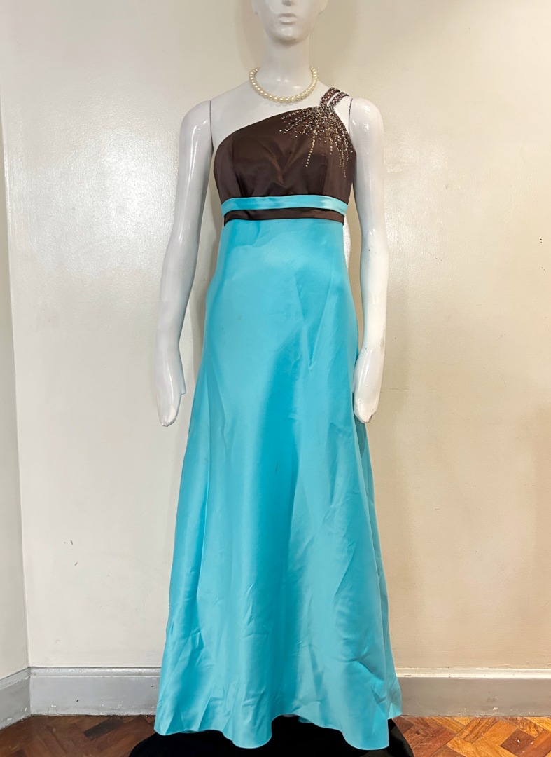 AUTHENTIC CUSTOM MADE OLIVER TOLENTINO EVENING GOWN, Women's Fashion ...