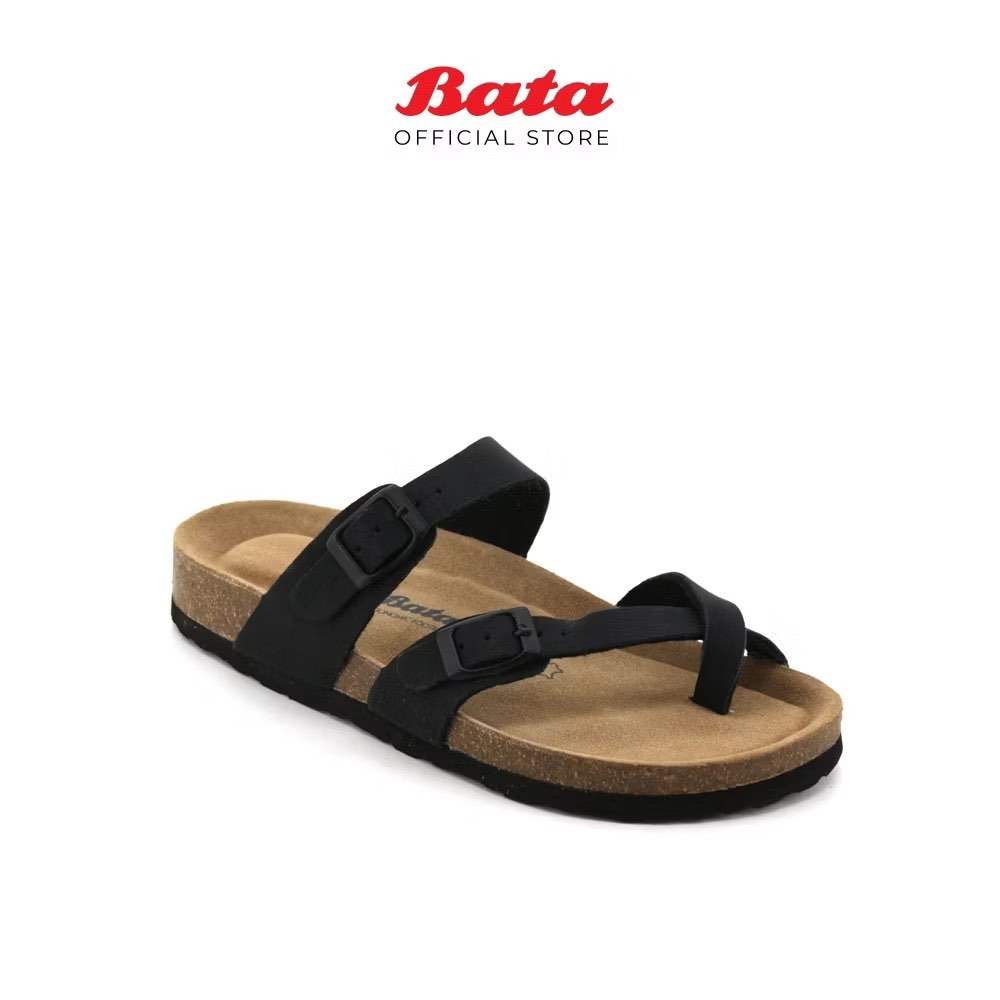 BATA SANDAL PORTIA BLACK SELIPAR BATA, Men's Fashion, Footwear ...
