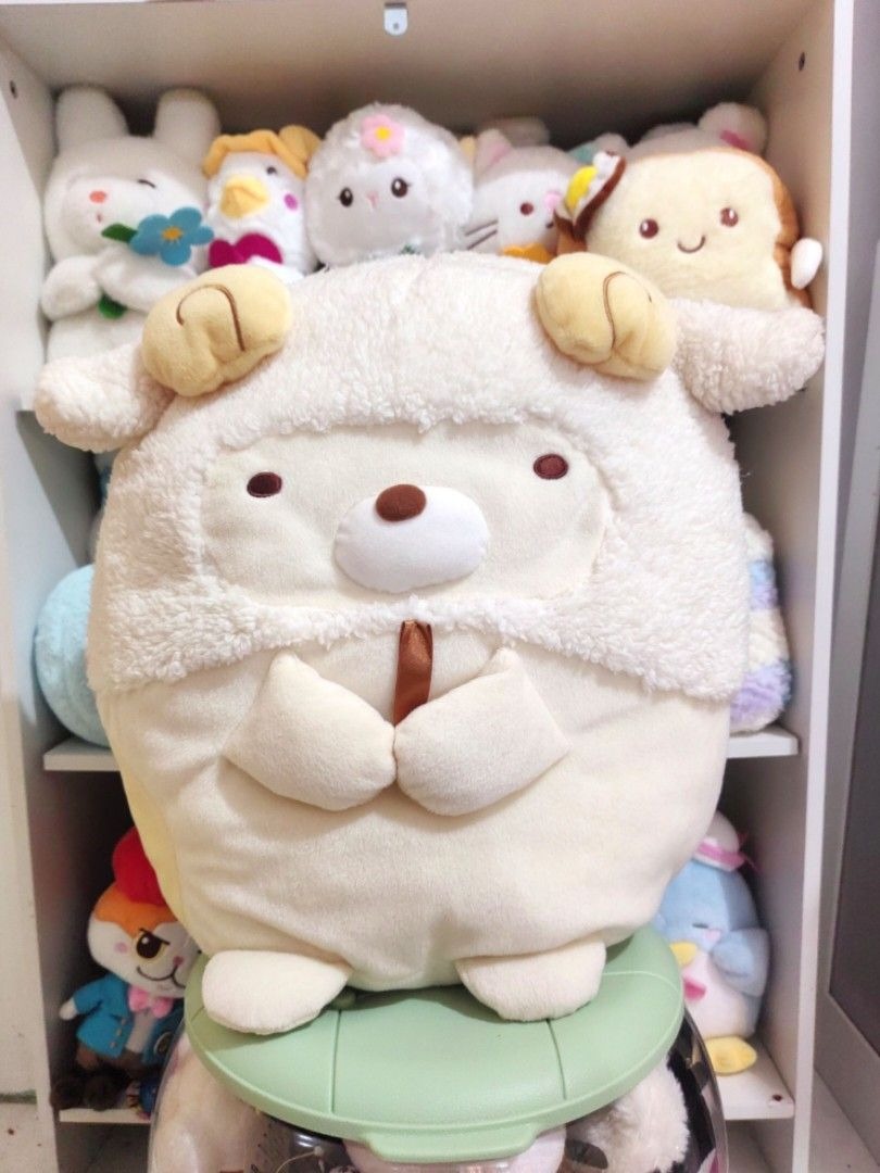 Big Neko Sheep (Sumikko Gurashi) Plushie Stuff Toy, Hobbies & Toys ...