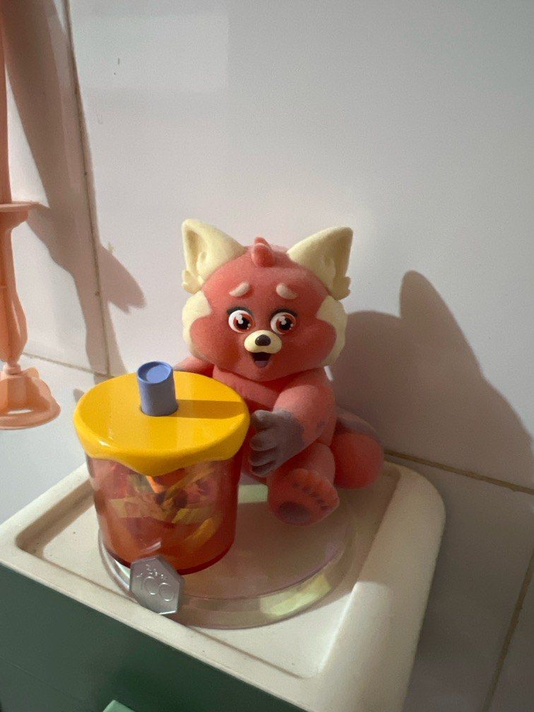 BlindBox Miniso Figure Disney 100 Happy Hug Storage Jar Red Panda, Toys ...