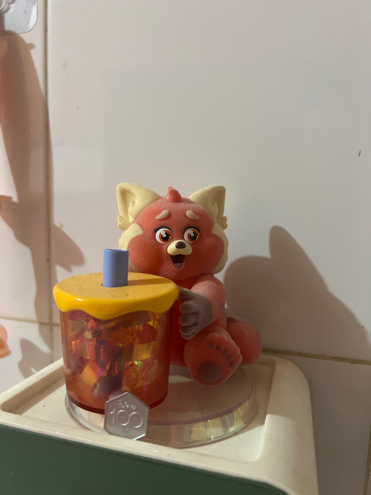 BlindBox Miniso Figure Disney 100 Happy Hug Storage Jar Red Panda, Toys ...