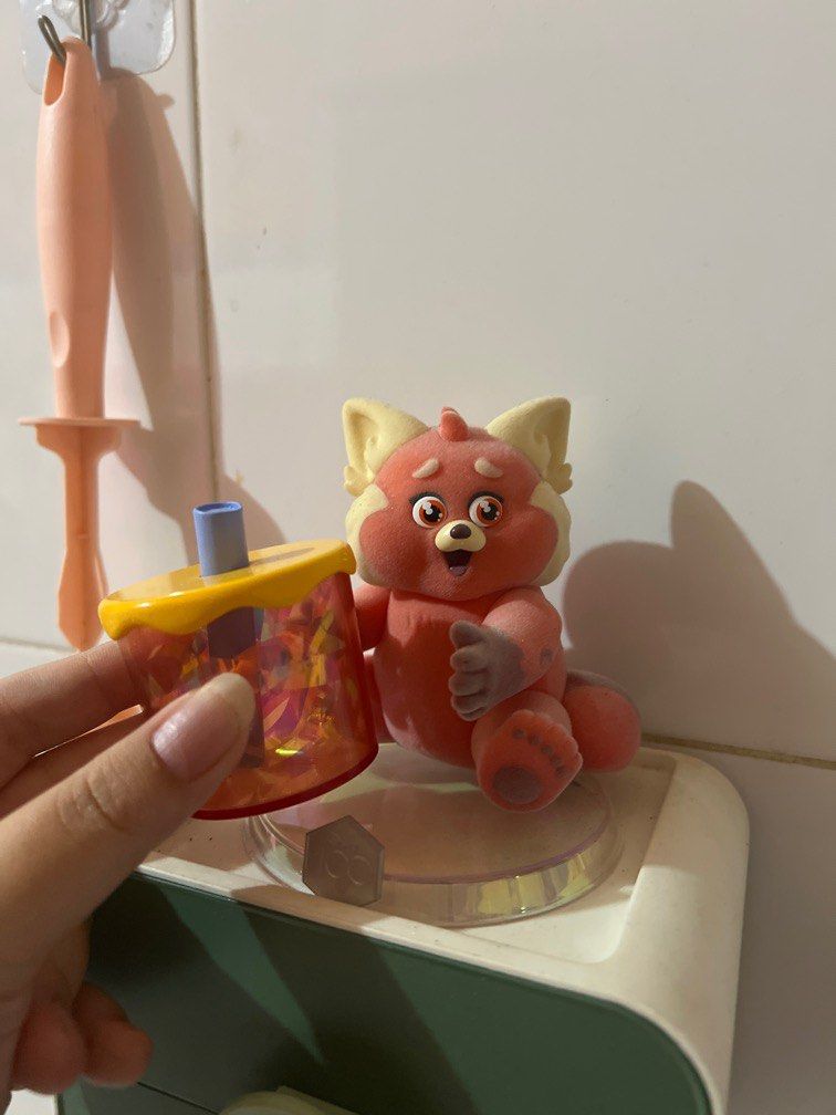 BlindBox Miniso Figure Disney 100 Happy Hug Storage Jar Red Panda, Toys ...