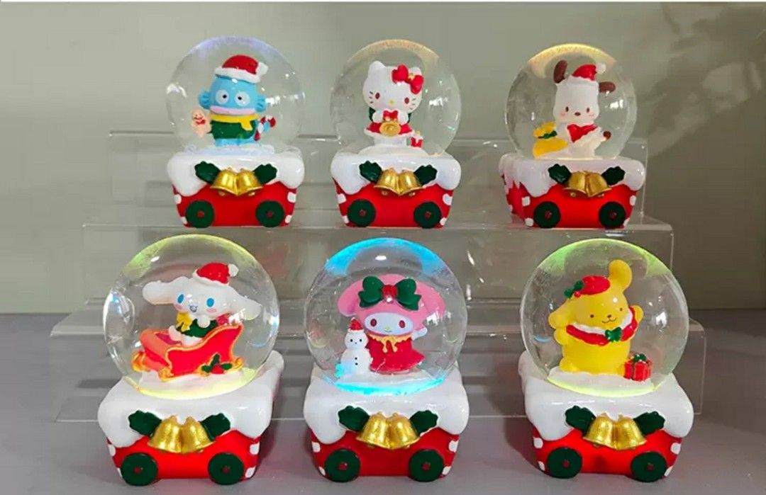 [BRAND NEW! SANRIO] SANRIO CHARACTERS CHRISTMAS SNOW KINGDOM LIGHT UP ...