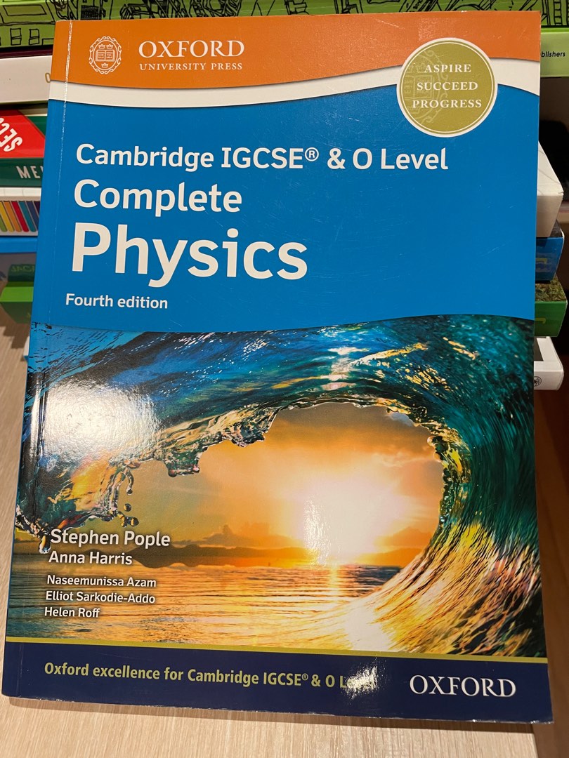 Cambridge IGCSE & O Level Complete Physics Book 4th Edition, Hobbies ...