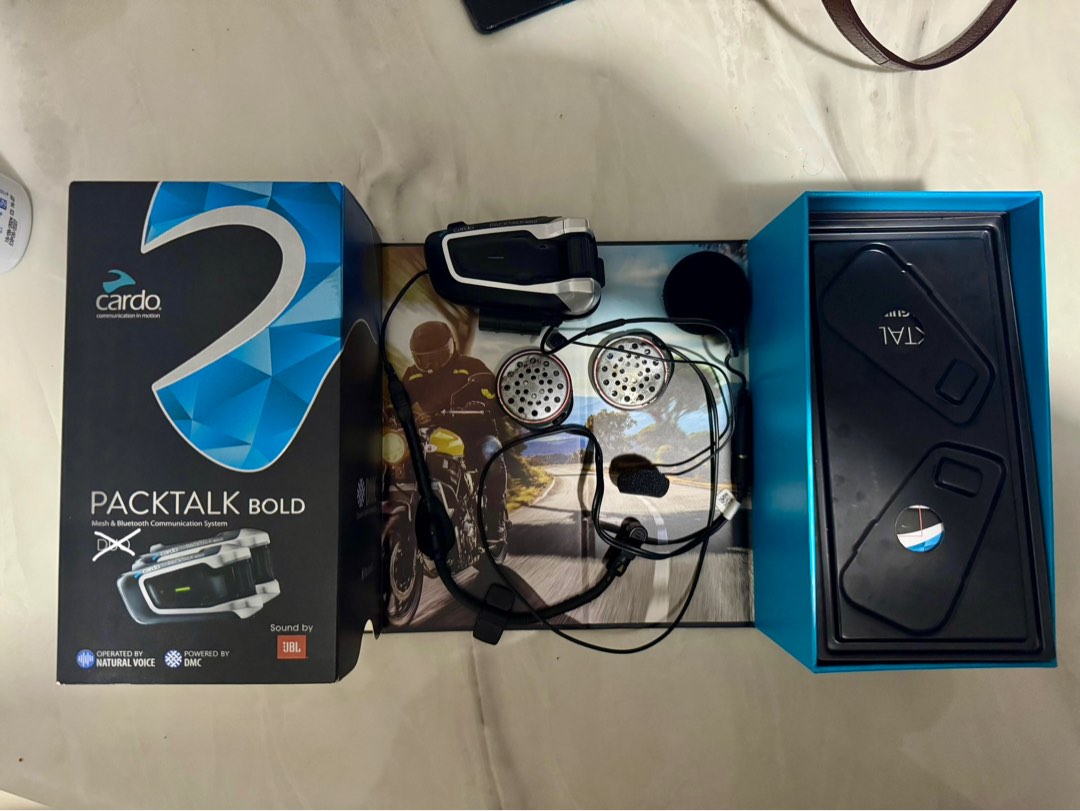 Cardo Packtalk Bold (Single Only), Audio, Headphones & Headsets on ...