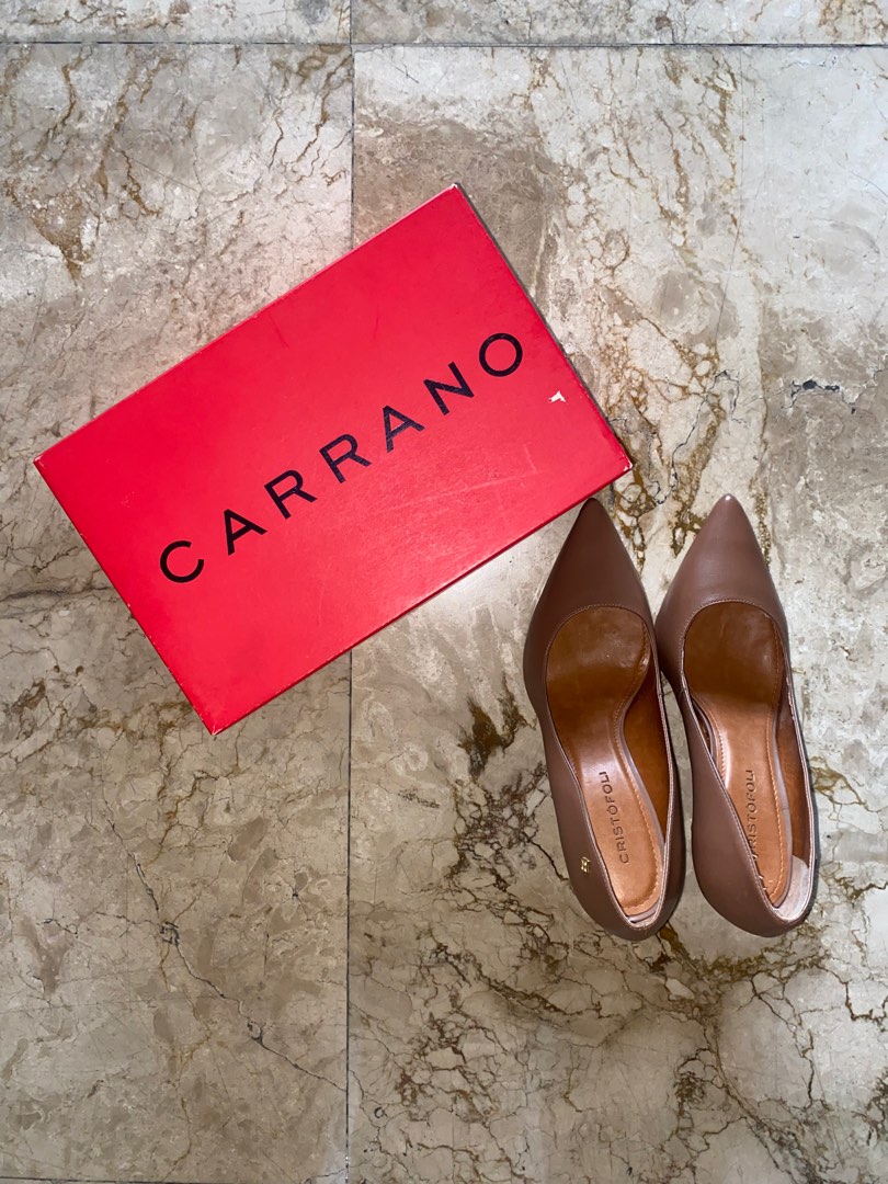 Carrano Nude Brown Heels Pumps, Women's Fashion, Footwear, Heels on ...