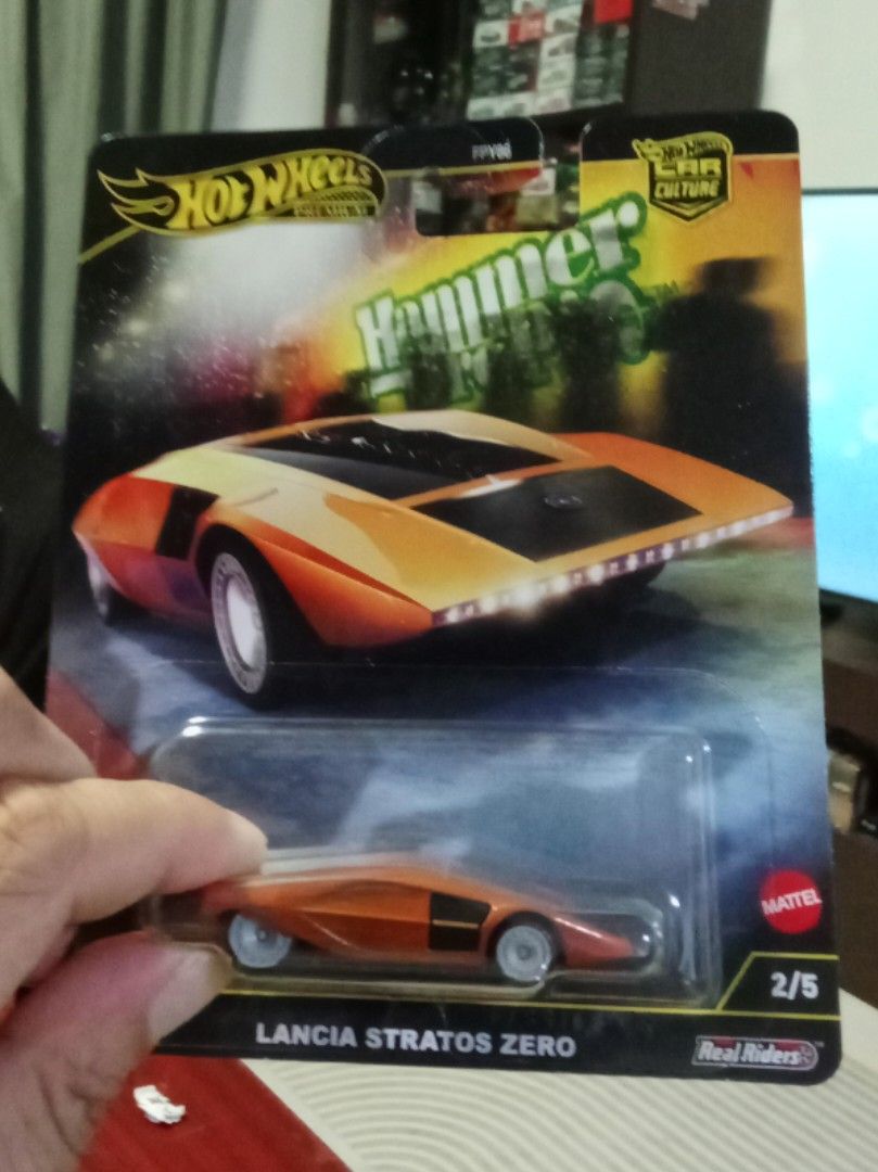 CHASE HAMMER DROP Lancia Stratos Zero Hot Wheels Car Culture Premium ...