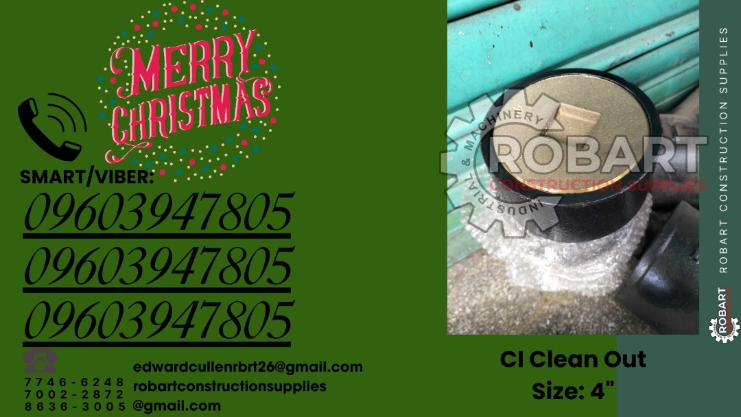 CI Clean Out Size: 4", Commercial & Industrial, Industrial Equipment on ...