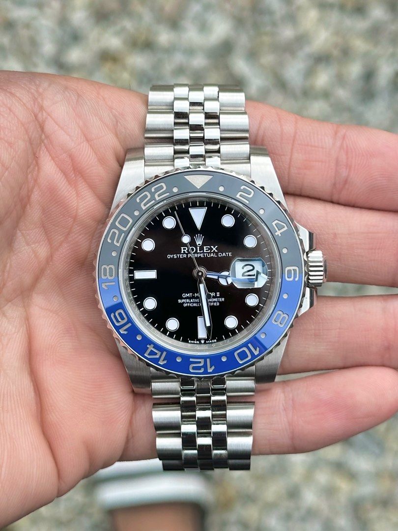 Clean factory V3 Batgirl GMT on jubilee, Luxury, Watches on Carousell