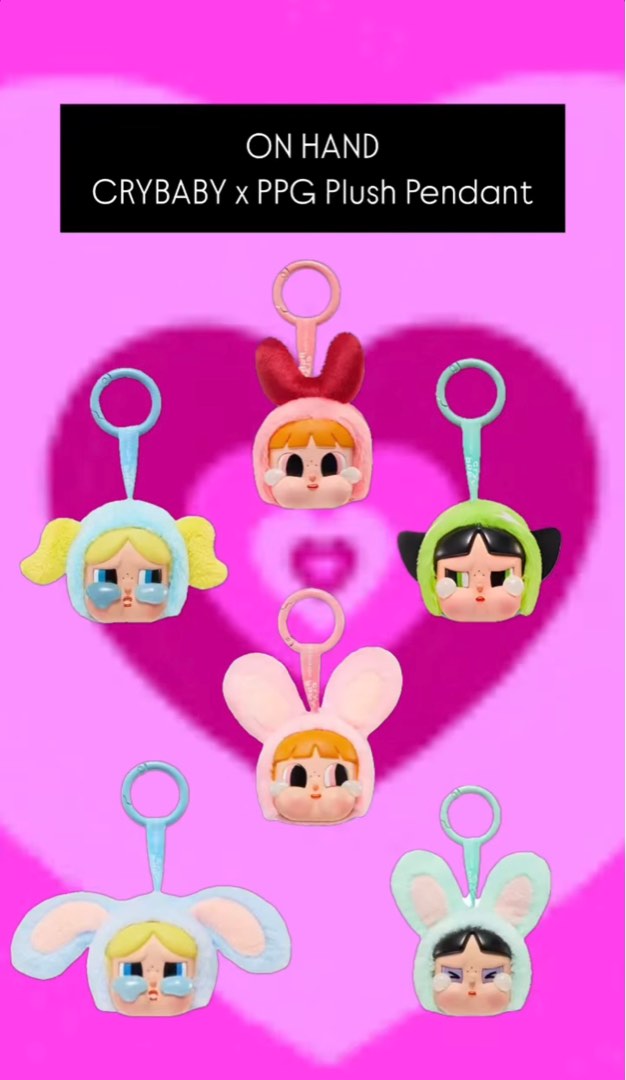 Cry baby x PPG Plush, Hobbies & Toys, Memorabilia & Collectibles, Fan ...