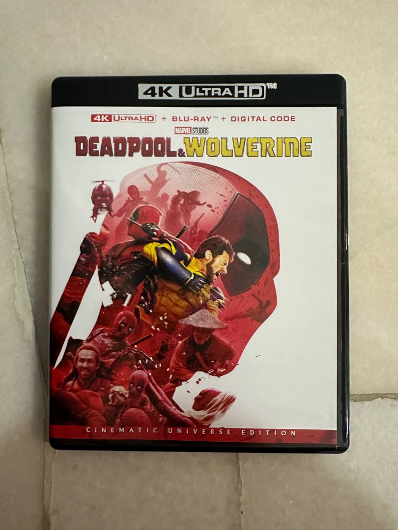 Deadpool & Wolverine 4K Blu-ray, Hobbies & Toys, Music & Media, CDs ...