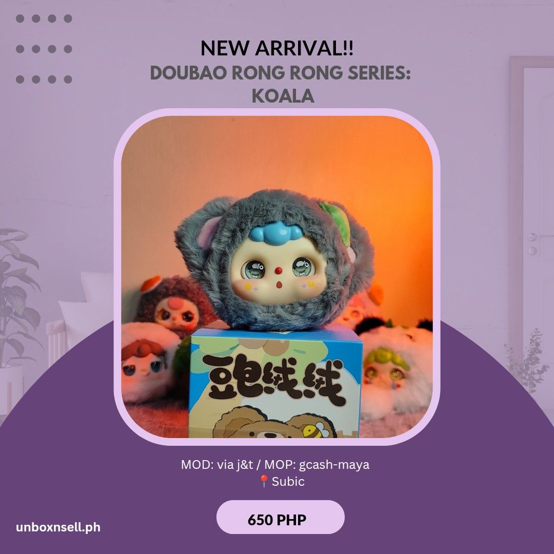 DOUBAO V1 RONG RONG SERIES PLUSH PENDANT LABUBU, Hobbies & Toys, Toys ...