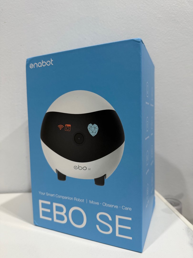 EBO SE robot Pet Monitor with Night Vision Family Robot with Audio ...