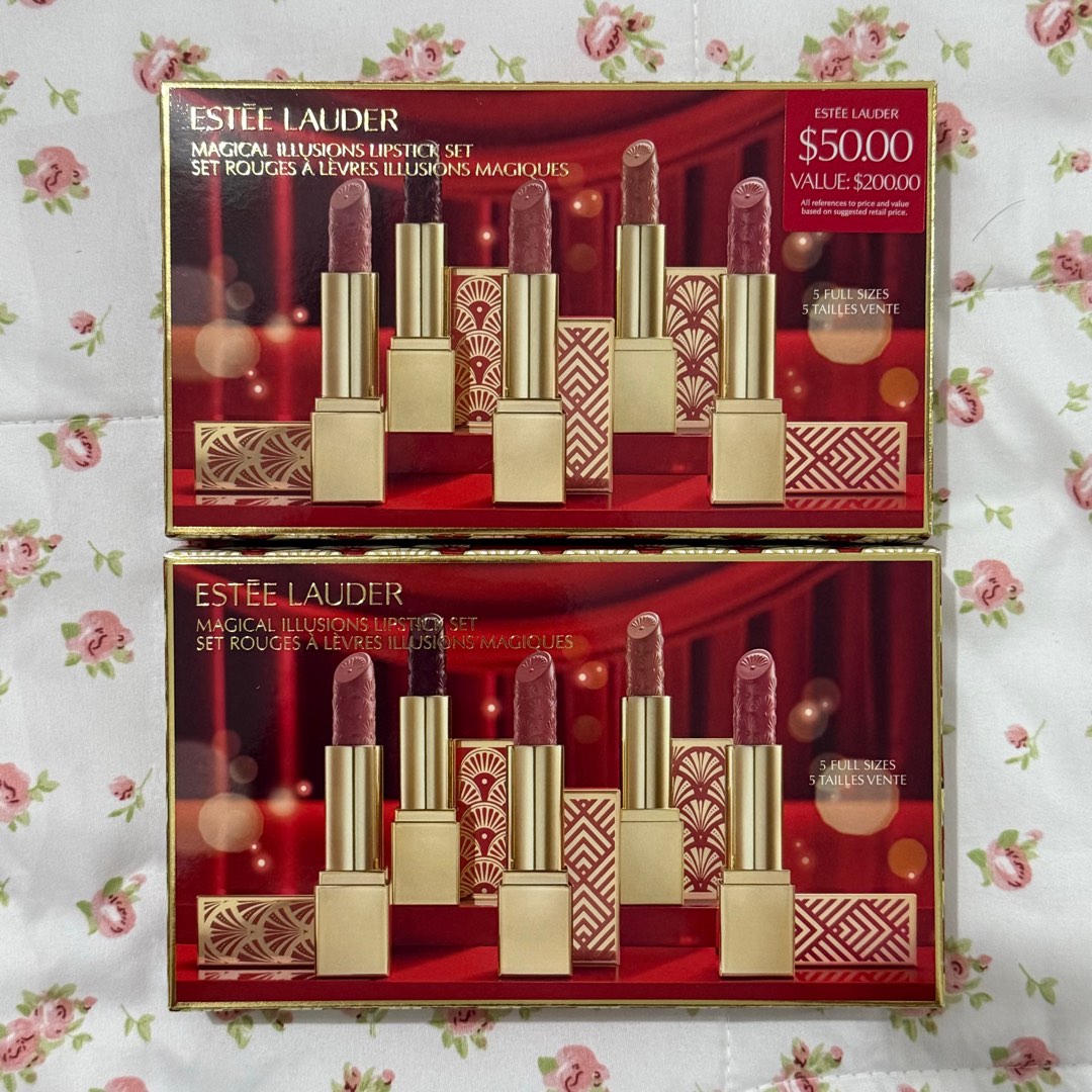estee lauder lipstick set from US, Beauty & Personal Care, Face, Makeup on Carousell