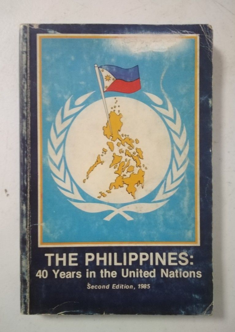 (EXTREMELY RARE) 1985 The Philippines: 40 Years in the United Nations ...