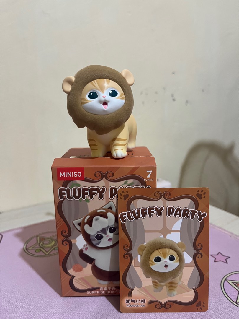 Fluffy party mofusand figures, Hobbies & Toys, Toys & Games on Carousell
